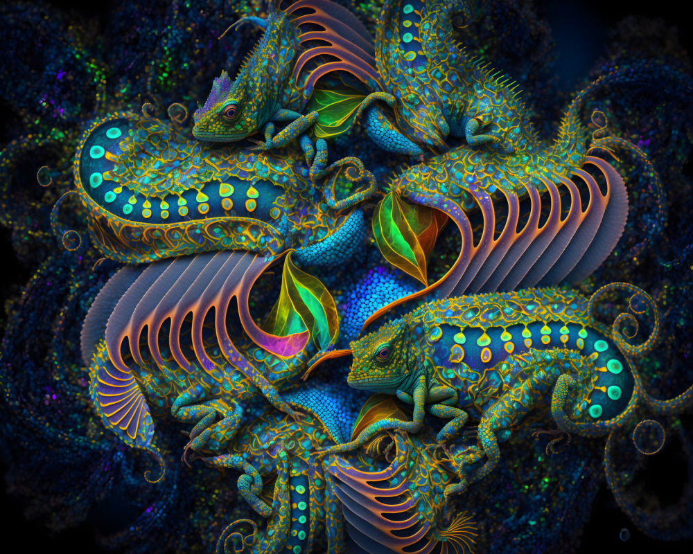 Lizard Dreams | Deep Dream Generator