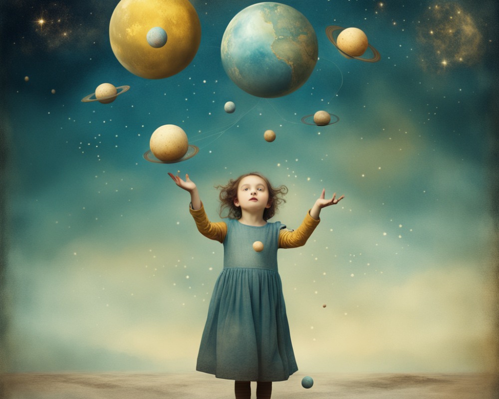 The Planet Juggler | Deep Dream Generator