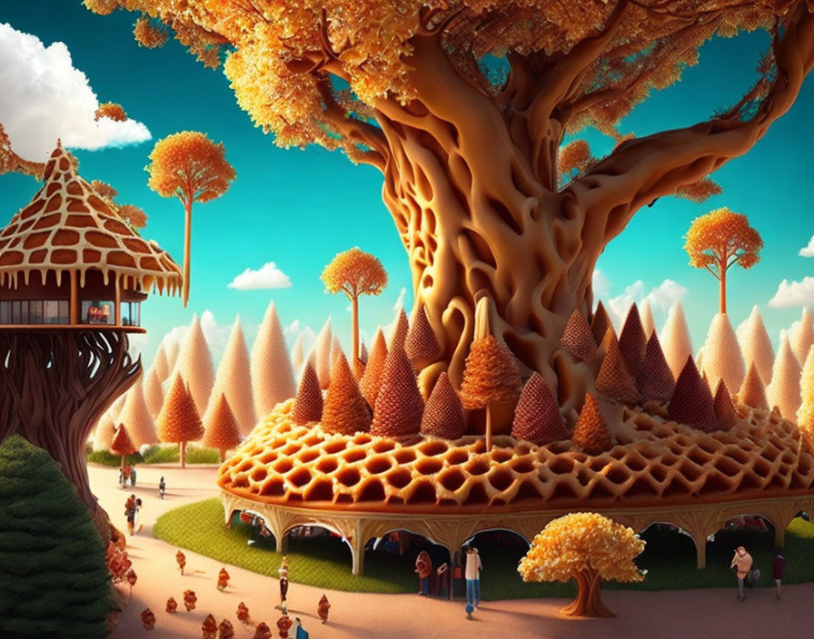 Waffletrees | Deep Dream Generator